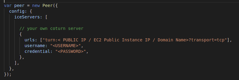 Setup your own CoTurn Server using EC2 - Muvi One