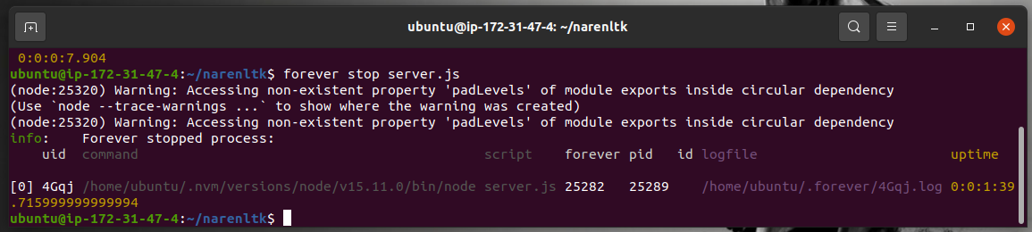 Node forever js on any Virtual Machine - Muvi One