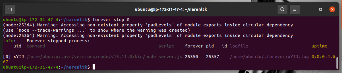 Node forever js on any Virtual Machine - Muvi One