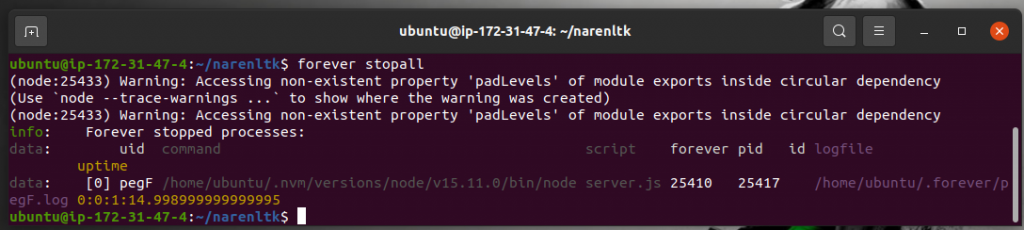 Node forever js on any Virtual Machine - Muvi One