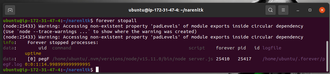 Node forever js on any Virtual Machine - Muvi One
