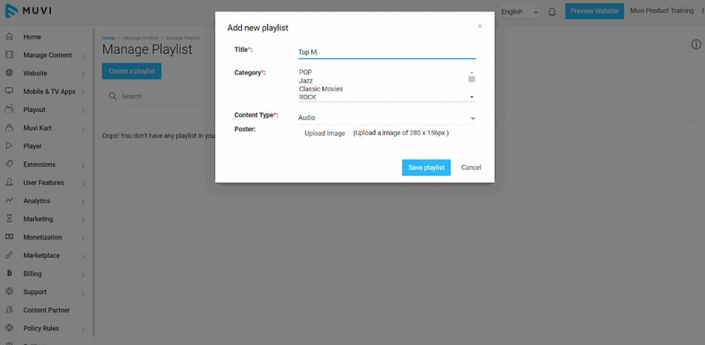 How to Add a Video Playlist | Whiteboard Wednesday | Muvi